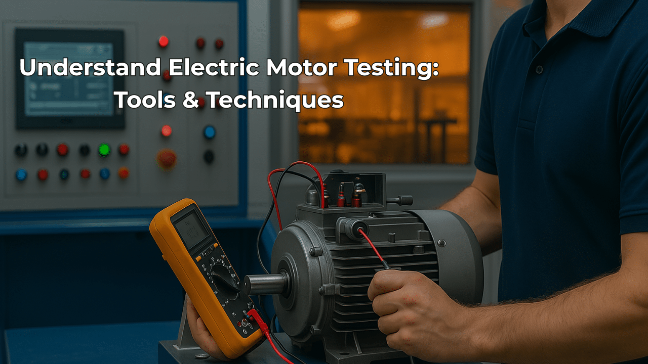 Understand Electric Motor Testing: Tools & Techniques - Lax Energy Solution